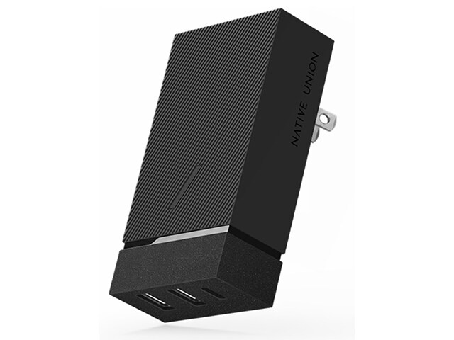 Native Union USB-C USB-A 45w Power Adapter - Smart Hub - Slate | JumpPlus